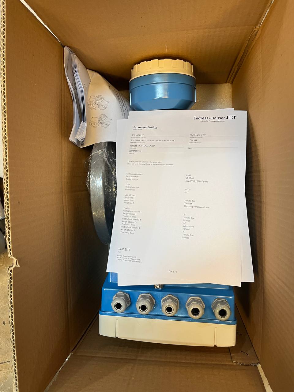 فلومتر مغناطیسی اندرس هاوزر مدل Promag 51W - پتروشاپ صنعت